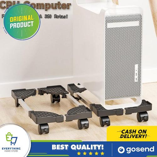 Jual Roda Dudukan Tatakan Roda Kaki CPU Desktop Computer Lemari Kulkas ...