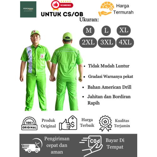 Jual BAJU SERAGAM CLEANING SERVICE/OB - SERAGAM HIJAU SPBU PERTAMINA ...
