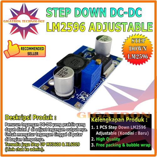 Promo LM2596 DC-DC Adjustable Step Down Power Supply 4-35V To 1.23-30V ...