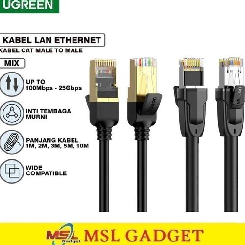 Jual UGREEN Kabel LAN Ethernet RJ45 UTP Cat 7 Cat 8 Gigabit Kabel ...