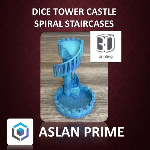 Jual DICE TOWER CASTLE SPIRAL STAIRCASES 3D Print Dadu Permainan Mainan ...