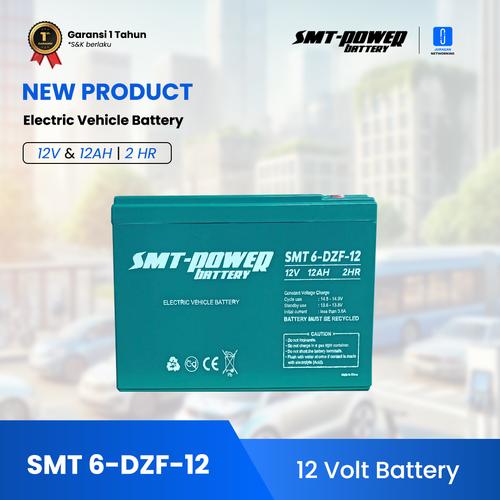 Jual SMT DZF12 BATERAI AKI KERING Sepeda Listrik 12V 12AH 2HR SMT Power ...