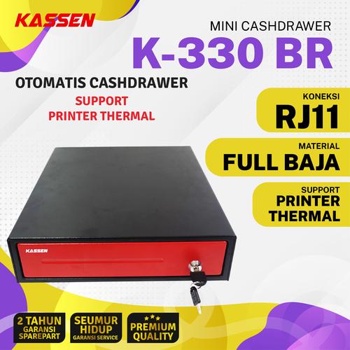 Jual MINI CASH DRAWER / LACI KASIR KASSEN MK-330 ( 36x33Cm ) RJ-11 MINI ...