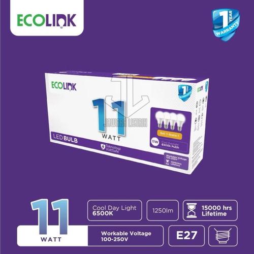 Jual ECOLINK LED BULB LAMPU PAKET BELI 3 GRATIS 1 11 WATT PUTIH ...