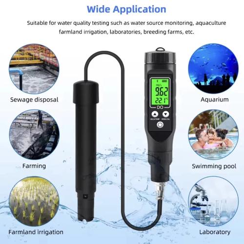 Jual Dissolved Oxygen Tester DO9100 DO Meter Oksigen Water Analyzer Air ...