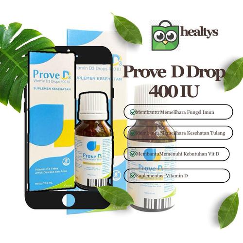 Jual Prove D3 Drops 12.5 ml- Suplement Kesehatan Anak & Dewasa ...
