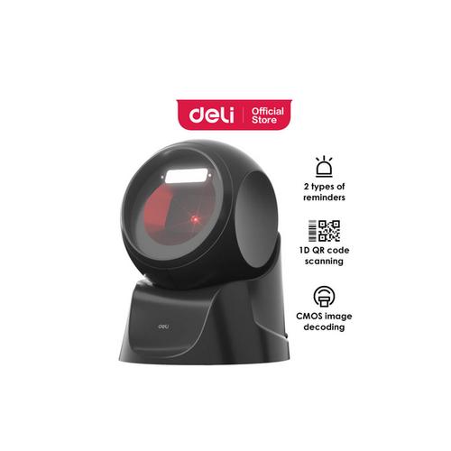 Jual Deli Scanner Barcode Stand ES231 1D & 2D Scanning CMOS Garansi ...