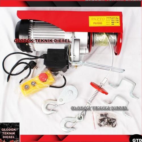 Jual PAZTO Mesin Hoist Electric Katrol Listrik 1000 kg x 20 M Seling ...