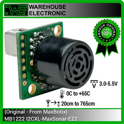 Jual MB1222 I2CXL-MaxSonar-EZ2 - ORIGINAL MaxBotix Sensor MaxSonar ...
