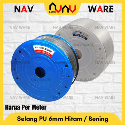 Jual Selang PU 6mm x 4mm Polyurethane Slip Lock Hose Air Angin 6mm ...