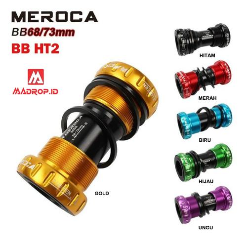 Jual BB HT2 Bottom Bracket Hollowtech MTB Roadbike Seli Meroca Ungu - Hitam - Jakarta Pusat ...