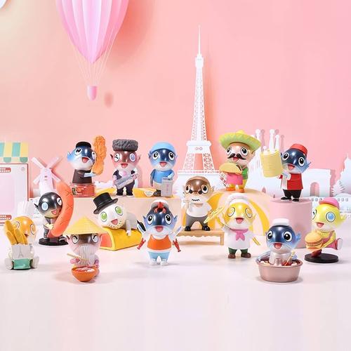 Jual Pop mart fish dish of the world blind box (selected) - Korea ...