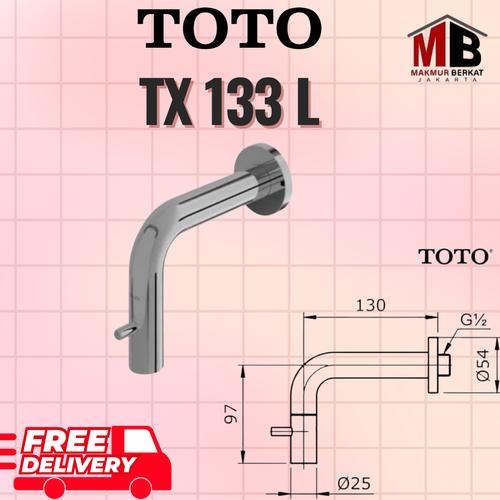 Jual Keran Wastafel toto tembok TX 133 L / TX133L Cold only - Jakarta ...
