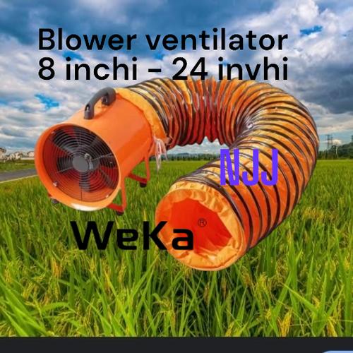 Jual Blower Portable Ventilator 12 inch Plus Flexible Duct Weka Germany ...