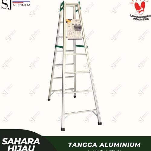 Jual Up_ Tangga Lipat Aluminium Sahara Jumbo Ladder Multifungsi 200KG ...