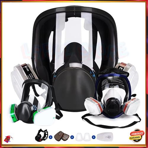 Promo Masker Respirator 6800 Full Face Mask Carbon Filter Safety Lab ...