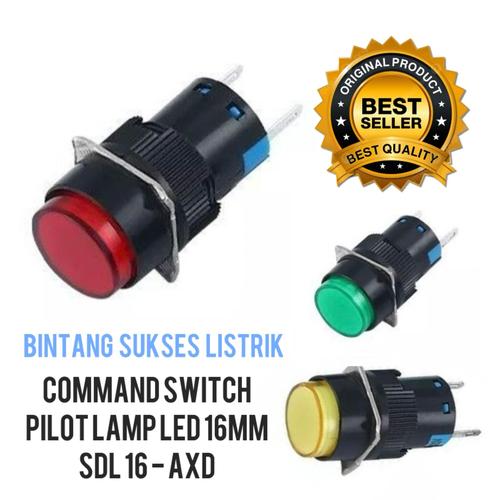 Promo GOOD QUALITY Pilot lamp Command Swicth SDL16-AXD Pilot lamp swit ...