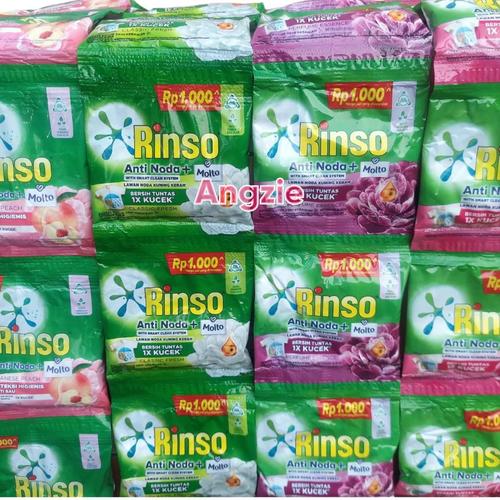 Jual Rinso Bubuk kemasan 1000 1 renceng isi 6 sachet - Putih - Kab ...