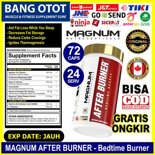 Jual Magnum After Burner Night Time Fat Burner 72 Capsules 24 Servings ...