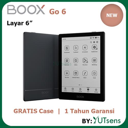 Promo ONYX BOOX Go 6 Octa Core E Ink Tablet 6 inch Android 11 E Ink Reader - Hitam - Jakarta ...