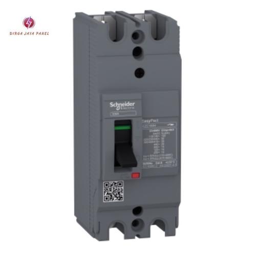 Jual MCCB SCHNEIDER EZC100H2063 2P 63A 30kA EZC CIRCUIT BREAKER EASYPACT EZC100H 2POLES ...