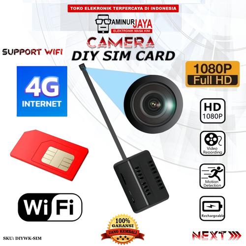 Promo Kamera Mini Diy Module Sim Card 4G WiFi Resolusi Full HD 1080P ...