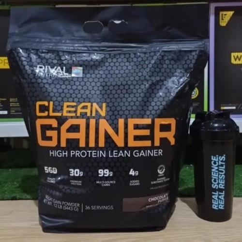 Jual Rival Nutrition Clean gainer 12 lbs gainer Rival high protein ...