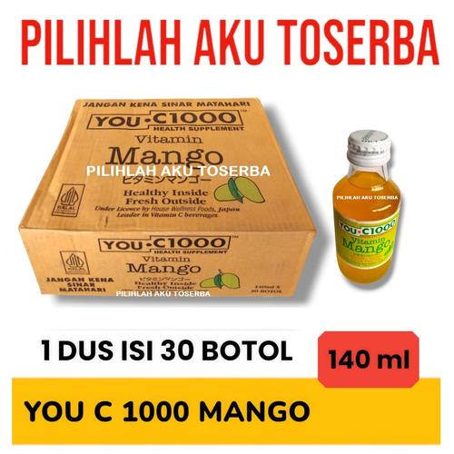 Jual You C 1000 / YOU C1000 MANGO vitamin C 140ml - (1 DUS + Bubble ...