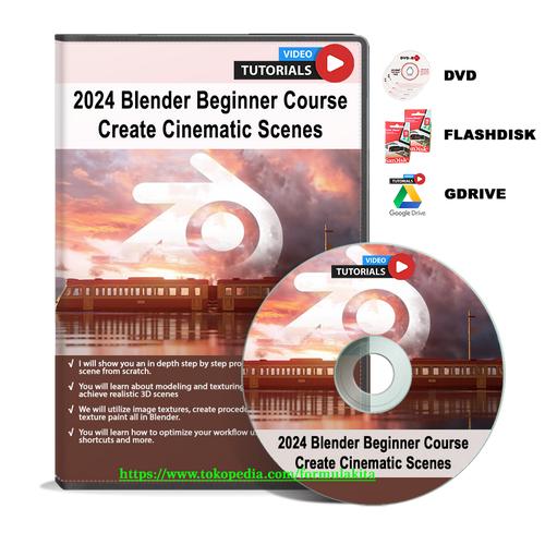 Jual VIDEO TUTORIAL 2024 Blender Beginner Course - Create Cinematic ...