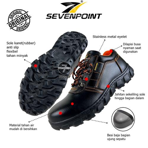 Jual Sepatu Safety Pria Original Sevenpoint Sefty Septi Cowok Cewek ...