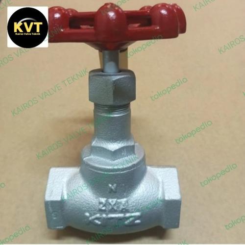 Jual Globe Valve KITZ Steam Cast Iron Drat FCD-S 10K Size 1" Inch ...