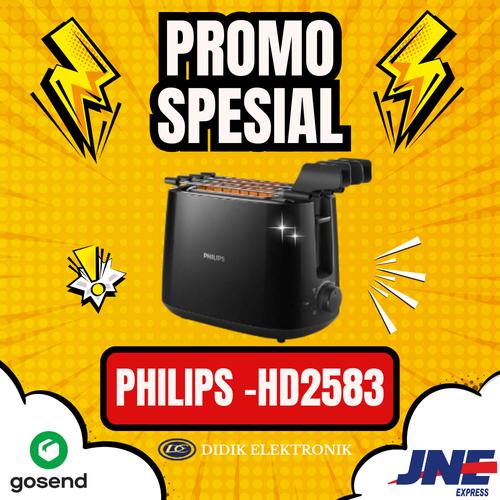 Jual Toaster PHILIPS HD2583 Bunwarmer With Sandiwch Rack (Pemanggang ...