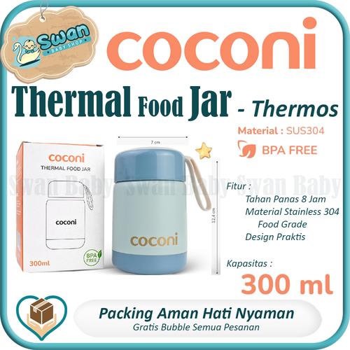 Jual COCONI Thermal Food Jar Thermos | Termos Makan Sup MPASI 300ml ...