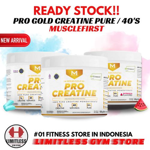 Promo M1 Pro Gold CREATINE CREAPURE Monohydrate 120g Pure Creatine ...