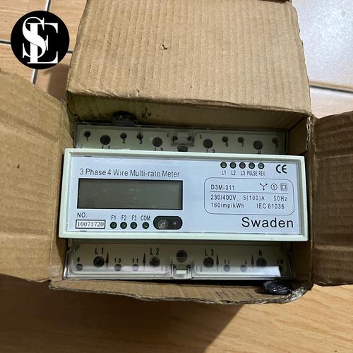 Jual KWH Meter Swaden 3 Phase 4 Wire D3M - 311 230/400V - Kota Bekasi - SIKI ELECTRICAL | Tokopedia