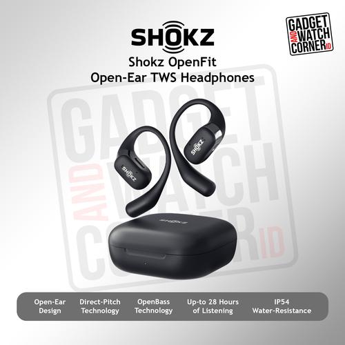Jual Shokz OpenFit Open Fit Open-Ear TWS True Wireless Bluetooth Earphone - Black - Kab. Sleman ...