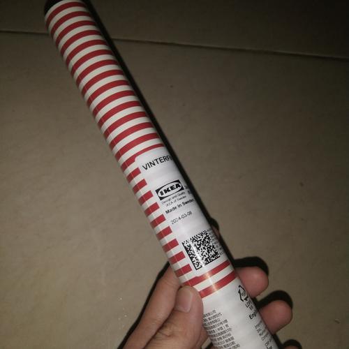 Jual Kertas kado merah putih garis garis 3x0.7meter - Kota Tangerang ...