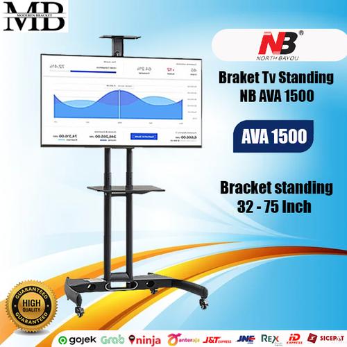 Jual Standing Bracket TV North Bayou NB AVA 1500-60-1P 32-75" TV ...