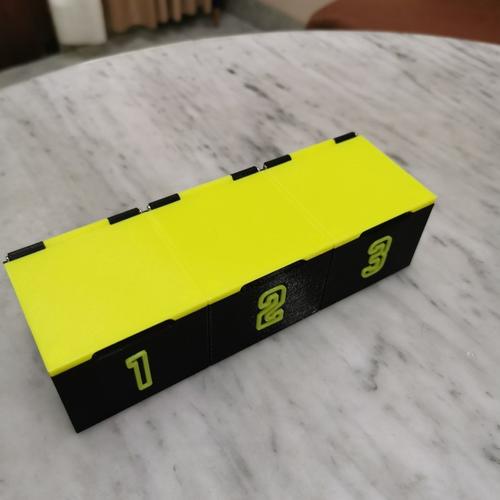 Jual Box Deck Beyblade X 3G dengan angka - 3D Print - custom order ...