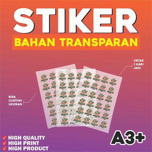 Jual Cetak Stiker Transparant / Cutting Sticker / Stiker Label / Vinil ...