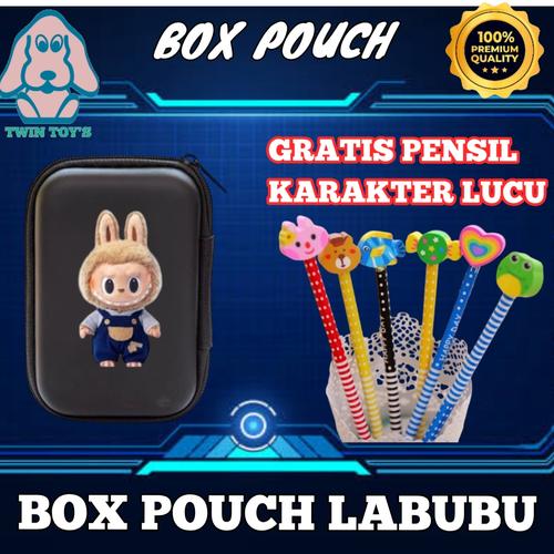 Promo KARAKTER LABUBU VIRAL LUCU BOX POUCH PENYIMPANAN KARAKTER GAMBAR ...