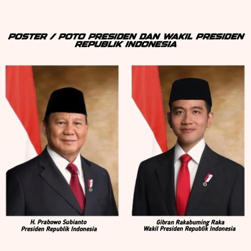 Jual Poster Presiden Dan wakil Presiden Indonesia - Kota Bandung ...