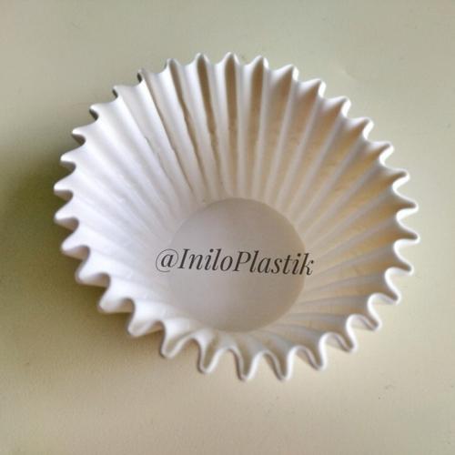 Jual Kertas Cup Cake Round MG White 125mm x 37mm / Paper Cup Cake MG ...
