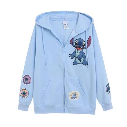 Jual Jacket Disney Stirch Bordir Lilostitch Blue cosmic - XS Ld.102cm ...
