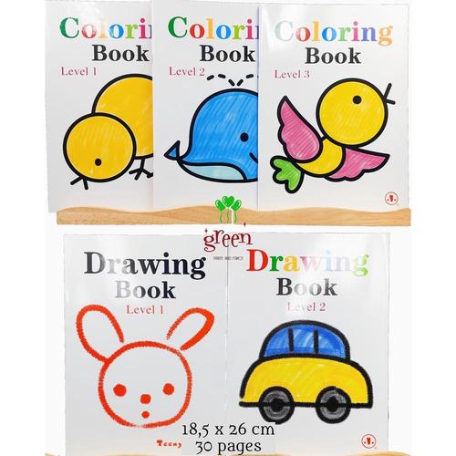 Jual Buku Mewarnai 30 Halaman Coloring Book Buku Mewarnai Anak Buku ...
