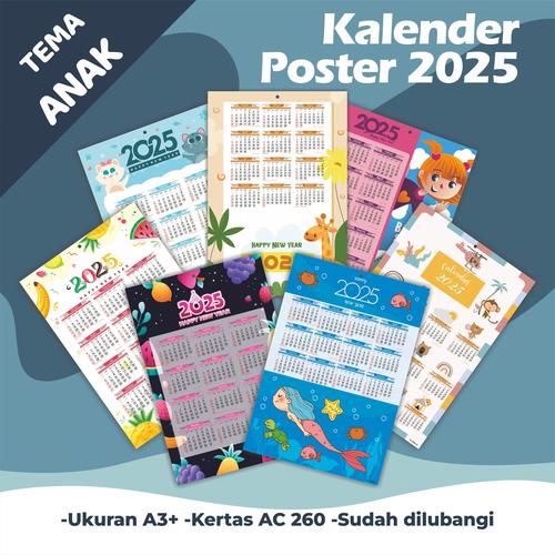 Jual Kalender poster tema anak - Kalender dinding Aesthetic - KL-ANK-1 ...
