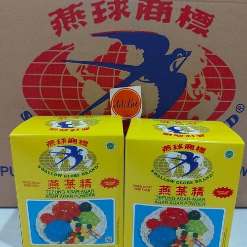 Jual Agar-Agar Swallow Globe Plain Box (12 Sachet @7Gr) Terlaris ...