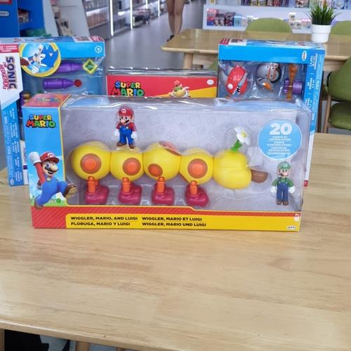 Jual Jakks Super Mario Box Set Wiggler Mario and Luigi - Kota Surabaya ...