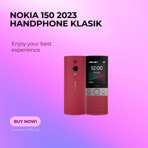 Jual [ORIGINAL] Handphone 150 2023 Handphone Klasik Garansi 1 Tahun - Hitam - Jakarta Barat ...