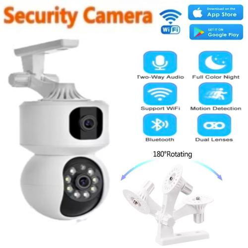 Jual CCTV V380 PRO IP CAMERA WIRELESS WIFI KAMERA 2 LAYAR - CCTV ...